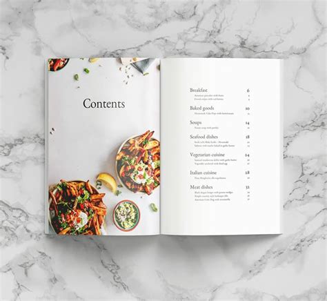 Minimalist Cookbook Template On Behance Cookbook Template Recipe