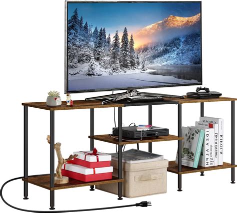 Oyeal Small Tv Stand For Living Room Up To 50 Inch