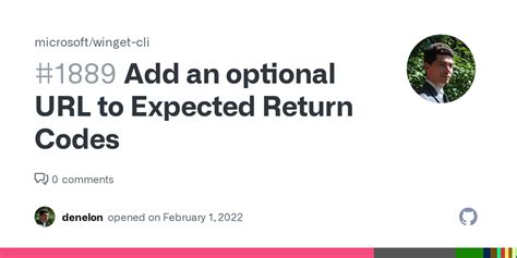 add an optional url to expected return codes · issue 1889 · microsoft