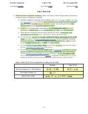 Analyzing Cytoplasmic Streaming Rates In Lab Post Lab Course Hero