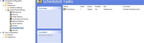 windows 7 scheduled task failing when being deployed by gpo on some