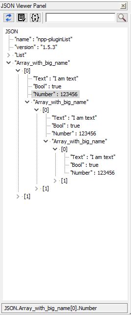 Show Path To Node From Current Line · Issue 71 · Npp Jsonviewerjson