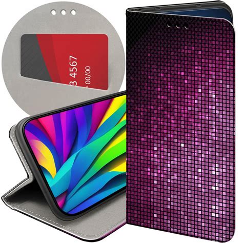 ETUI Z KLAPKĄ DO HONOR 90 5G WZORY BROKAT BROKATOWE BŁYSZCZĄCE FUTERAŁ CASE Honor Sklep