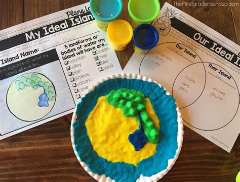 Landforms STEM ACtivity Build An Island The First Grade Roundup