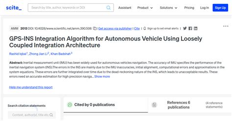 Gps Ins Integration Algorithm For Autonomous Vehicle Using Loosely