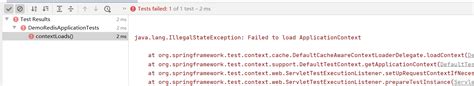 Javalangillegalstateexception Failed To Load Applicationcontext 程序员大本营