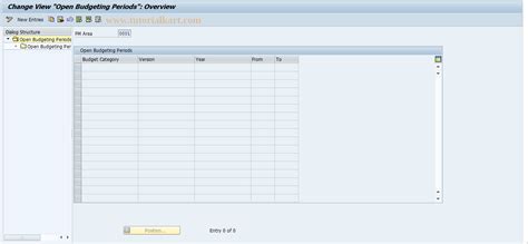 Fmoper Sap Tcode Open Budgeting Periods