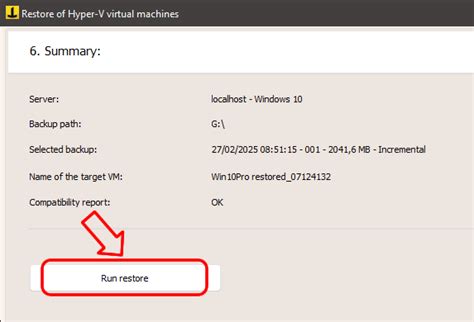 Restore Hyper V Virtual Machines Rct With Iperius