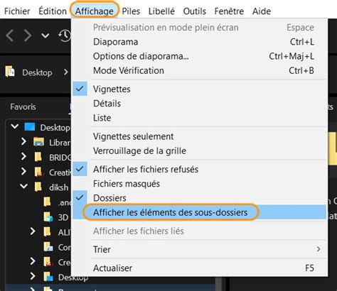 Comment afficher et gérer des fichiers dans Adobe Bridge