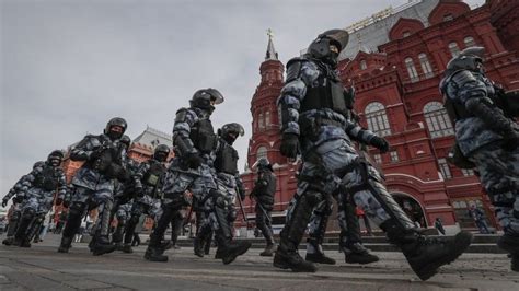Protests Across Russia See Thousands Detained Bbc News