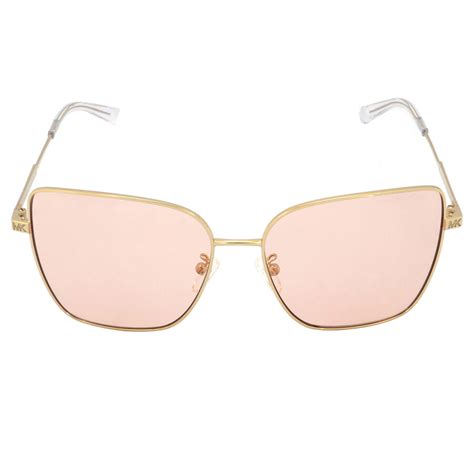 Michael Kors Light Pink Tint Butterfly Ladies Sunglasses Mk1108 10145