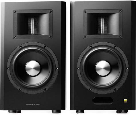 Edifier Air Pulse A300 Pro Cherry Wood Styling Active Bookshelf Speaker