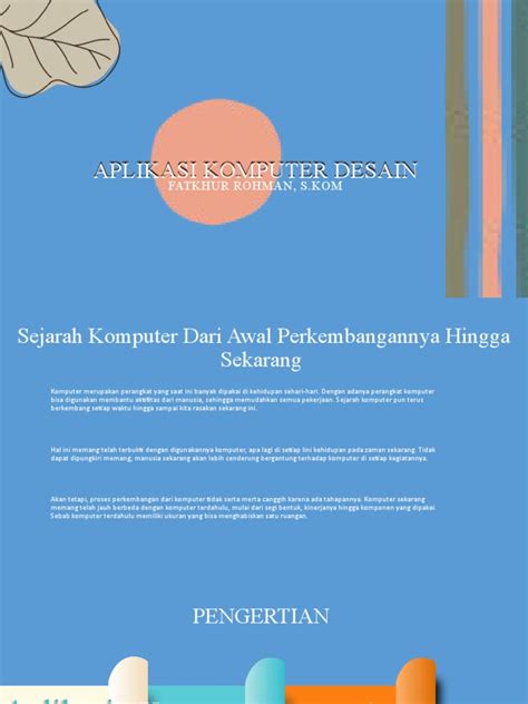 Jenis Aplikasi Desain Komputer Ict Pdf