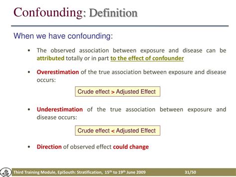 Ppt Stratification Confounding Effect Modification Powerpoint