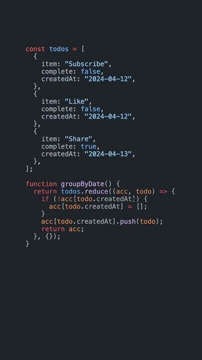 Javascript Has A New Groupby Method Coding Typescript Javascript
