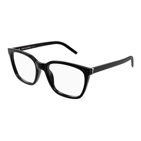 Saint Laurent Slm129 Black Uni Sex Rectangle Optical Frames Eyewear Index