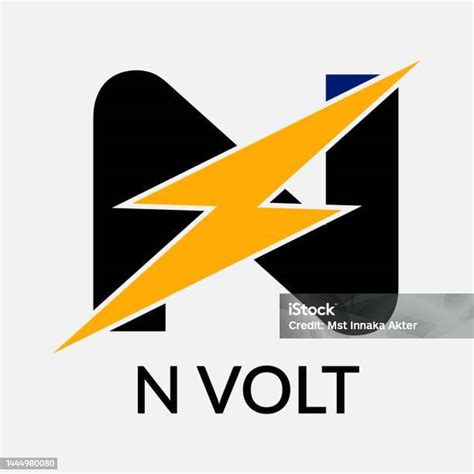 N 볼트 추상 N 문자 현대 초기 기술 로고 디자인 0명에 대한 스톡 벡터 아트 및 기타 이미지 0명 3차원 형태 개발 Istock