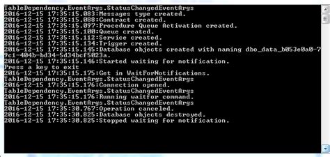 C SqlTableDependency Onchange Event Not Fired Stack Overflow