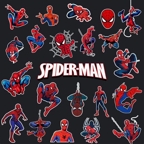 Spider Man Digital Sticker Etsy