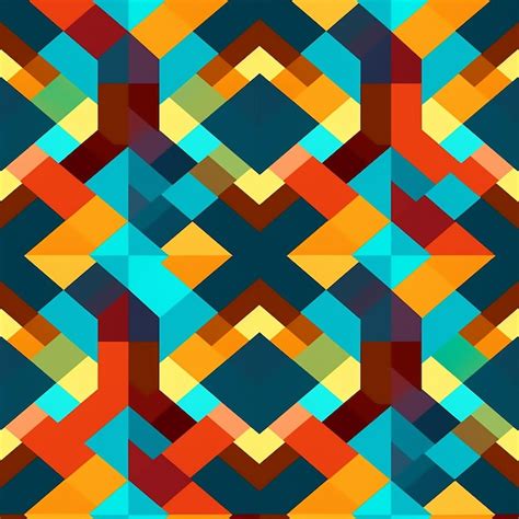 Premium Photo Abstract Seamless Geometric Pattern