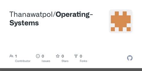 GitHub Thanawatpol Operating Systems