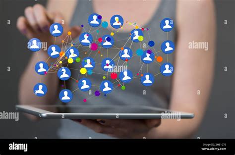 3d rendering illustration of an organization chart team concept