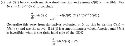 Solved A Let A Be An N Xn Matrix With Real Entries Chegg