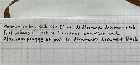 Ef Nib Comparison Rfountainpens