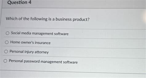 solved question 4which of the following is a business
