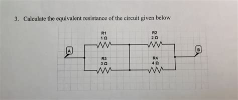 Solved Calculate The Equivalent Resistance Of The Circuit Chegg