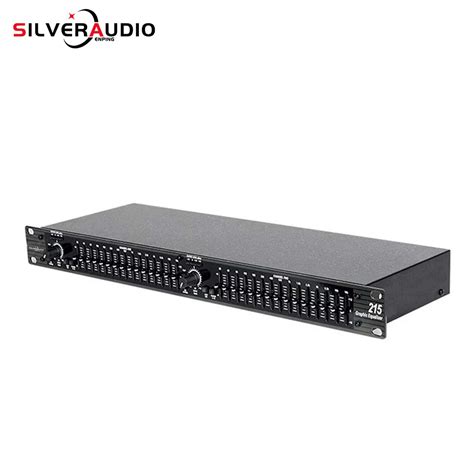 Gax 215 Audio Equalizer Dual 15 Band Graphic Equal Grandado