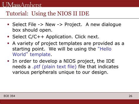 ppt using altera cad tools for nios development powerpoint
