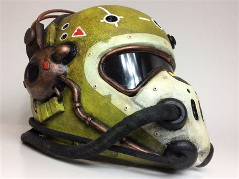 Yellow Flight Helmet Inspired Fallout Etsy