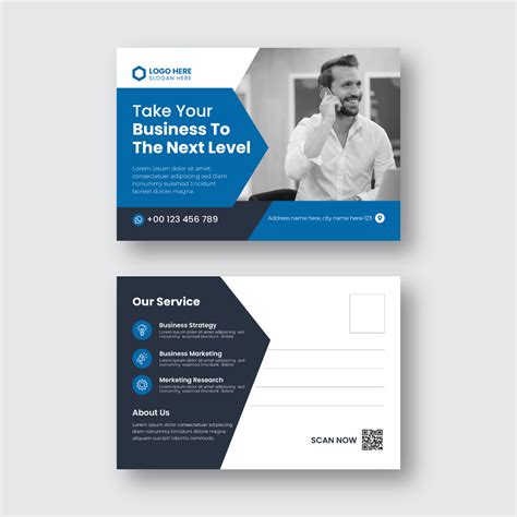 Modern Postcard Template For Your Business Masterbundles