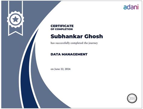 Subhankar Ghosh On Linkedin Im Happy To Share That Ive Obtained A