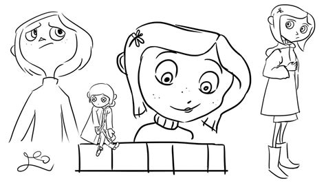 Coraline Sketchesdoodles By Monmonsart On Deviantart