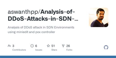 Github Aswanthppanalysis Of Ddos Attacks In Sdn Environments