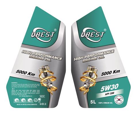 High Performance Engine Oil Bottles