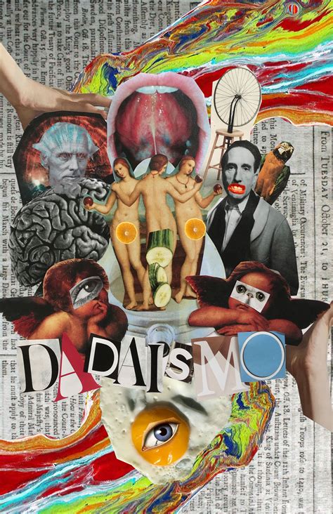 Dadaism Arte Pop Colagens Artísticas Ideias Colagem