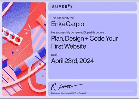 Ux Html 5 And Css Portfolio And Certifications By Erika Carpio
