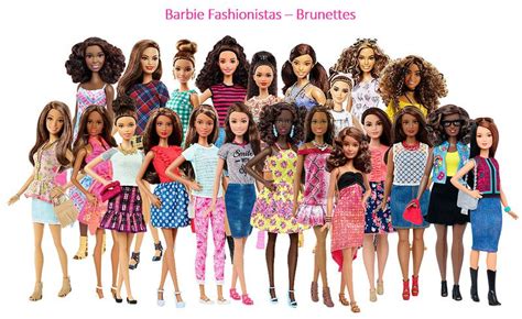 Barbie Fashionistas 2015 2017 Hair Colors Fashionista Barbie