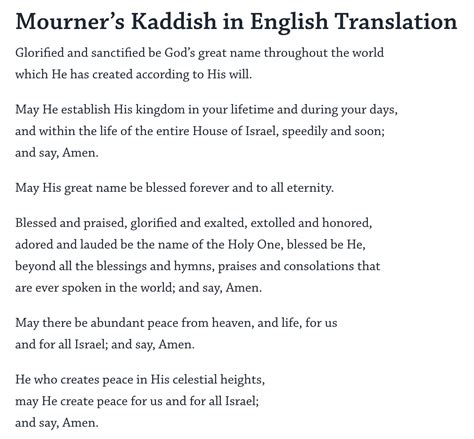 Kaddish In English Phonetics At Alexis Lacombe Blog