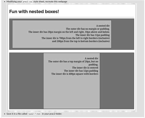 SOLVED Make All CSS Stuff Inside A File Called Prac Css Other Things In An HTML File Called