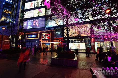 一组重庆观音桥步行街夜景 中关村在线摄影论坛