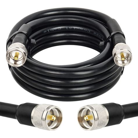Xrds Rf Cb Coax Cable 9ft Kmr 400 Uhf Coaxial Cable Pl 259 Uhf Male Coax Cable Low Loss 50 Ohm