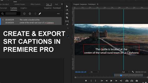 how to create and export srt captions in premiere pro filmdaft