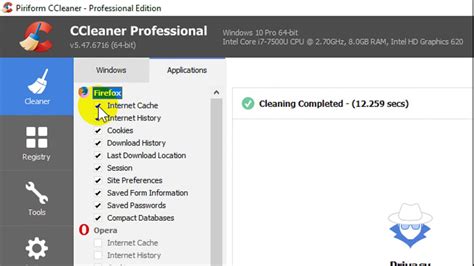 Using CCleaner To Clear Cache Cookies Is Safe