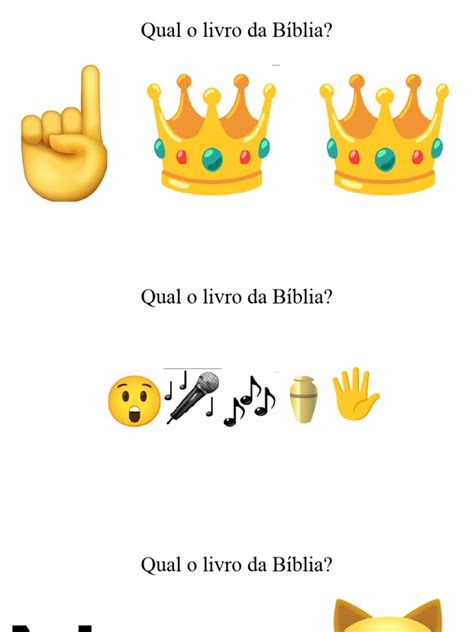 Livros Da Biblia Emojis Pdf