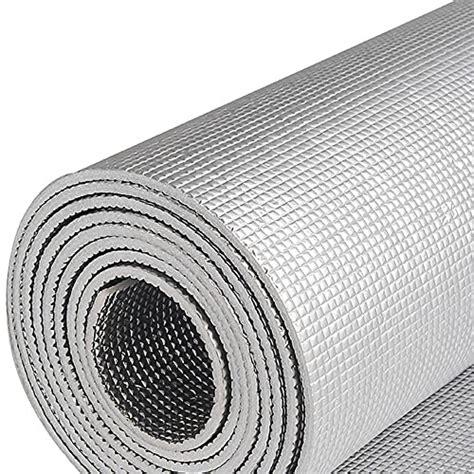 Upstore アルミ断熱シート 業務用 5m×1m 窓 床 壁 屋根 夏 冬 両面アルミ蒸着断熱シート 5mm 冷暖房効果アップ 保冷保温