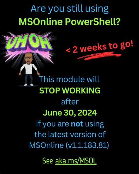 How To Upgrade Msol Scripts With Graph Powershell Merill Fernando Posted On The Topic Linkedin